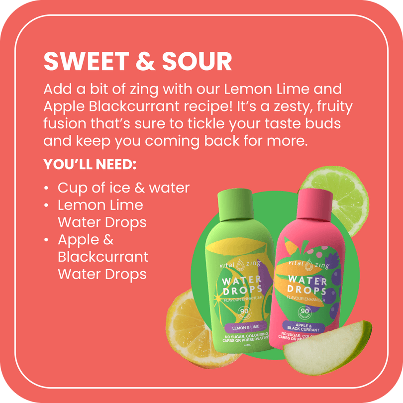 Vital Zing Water Drops Lemon & Lime 45ml – Diabetes Shop