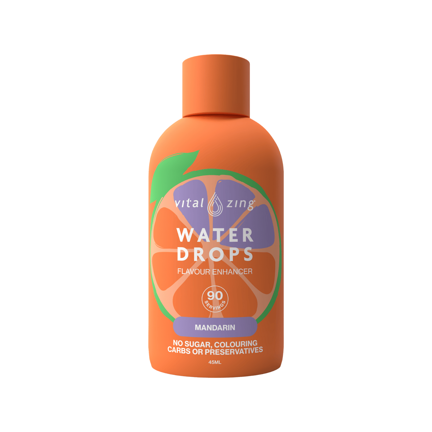 Vital Zing Water Drops Mandarin 45ml – Diabetes Shop