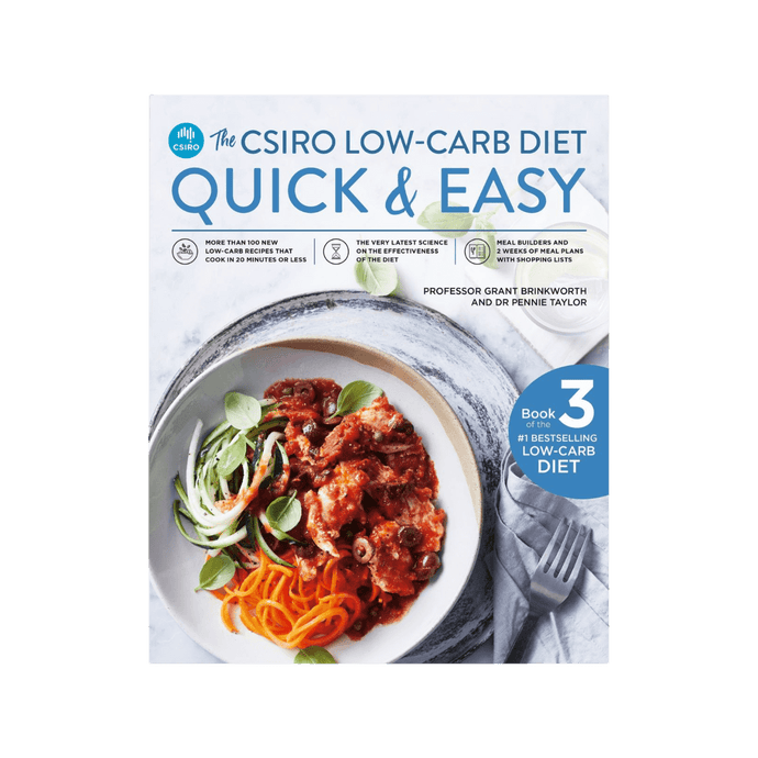 CSIRO Low-Carb Diet Quick & Easy cookbook | Diabetes Shop