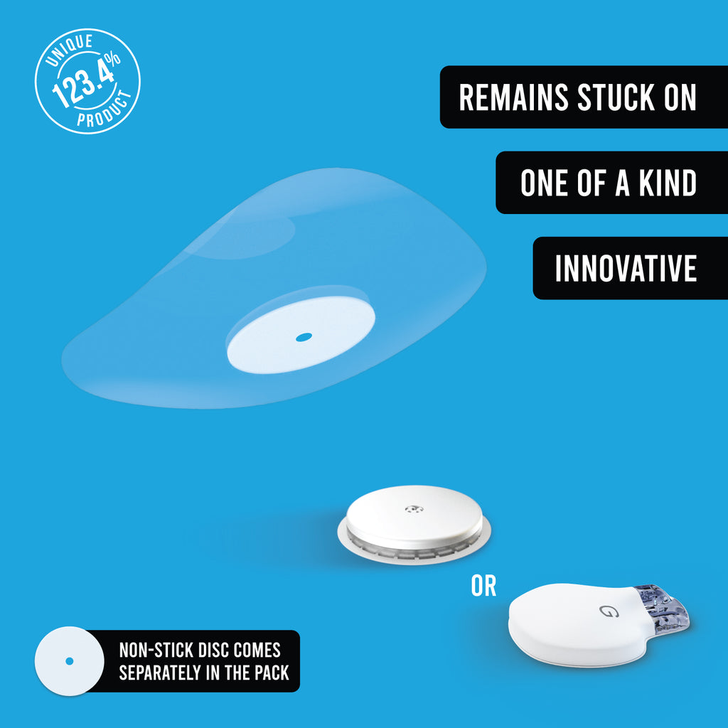 NJaP CGM Patches Freestyle Libre + Medtronic Guardian Transparent 20pk ...